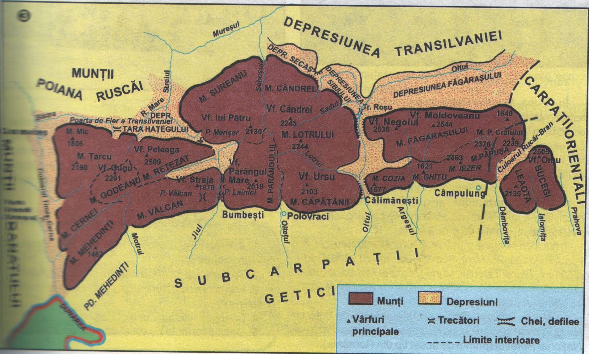 carpatii meridionali – Profu' de geogra'