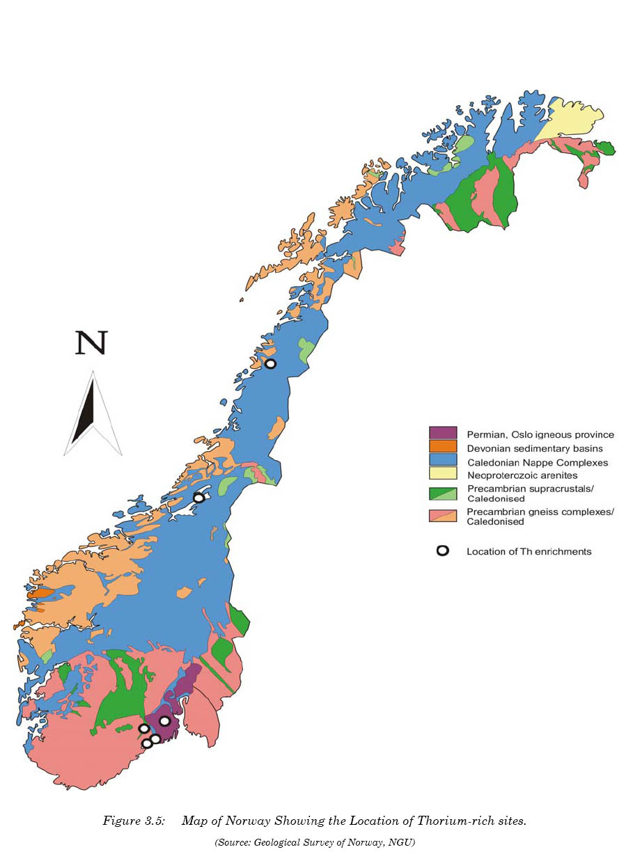 Harta geologica a Norvegiei - Profu' de geogra'
