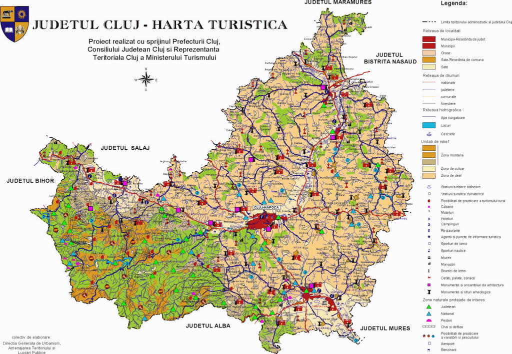 Harti administrative ale judetelor din Romania | Profu' de geogra'