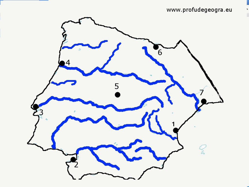 Harta oarba Spania | Profu' de geogra'
