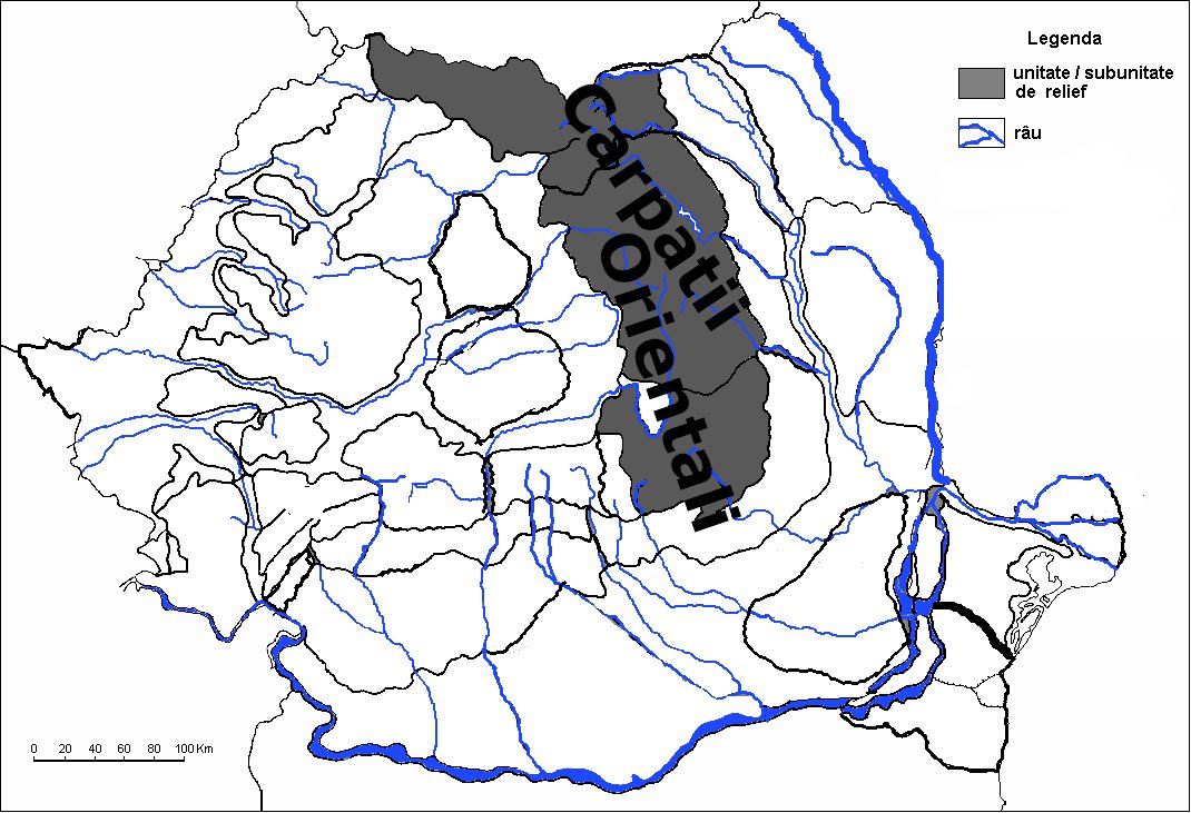 Carpatii Orientali - Profu' de geogra'