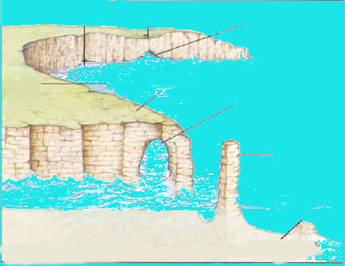 Formele de relief-Formele rezultate prin abraziune | Profu' de geogra'