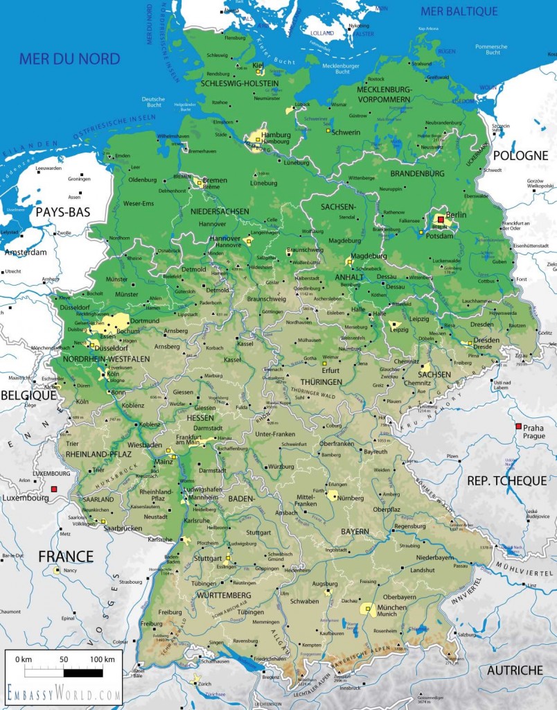 harta Germania | Profu' de geogra'
