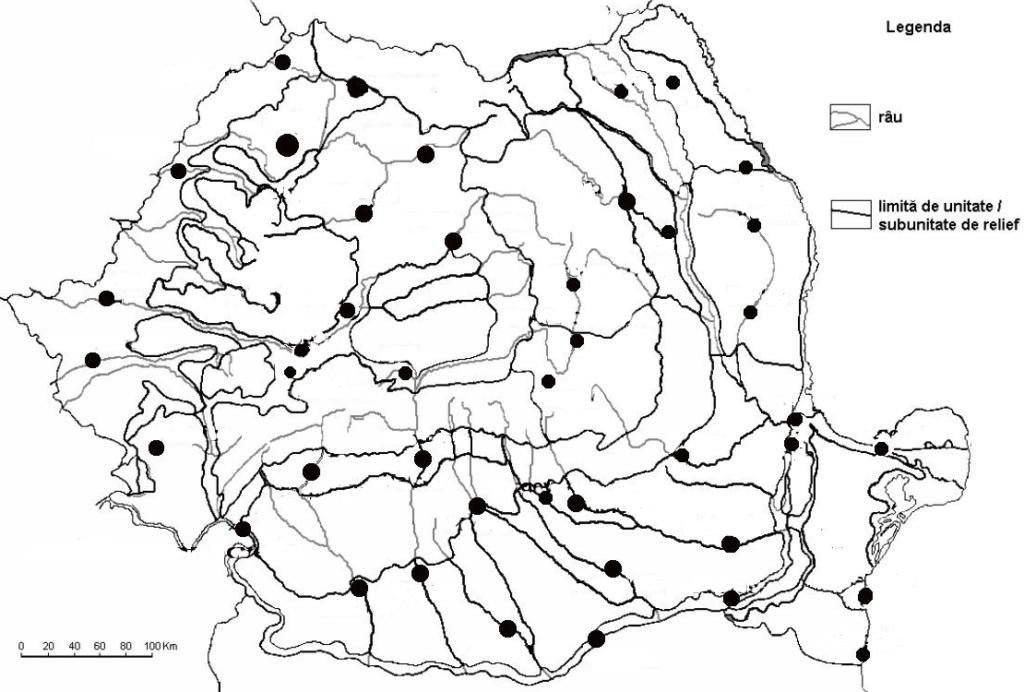 Harta Romaniei orase | Profu' de geogra'